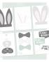 Photo Bunny Props - Gratis Paashaas Photobooth Prop Set - Printcandy